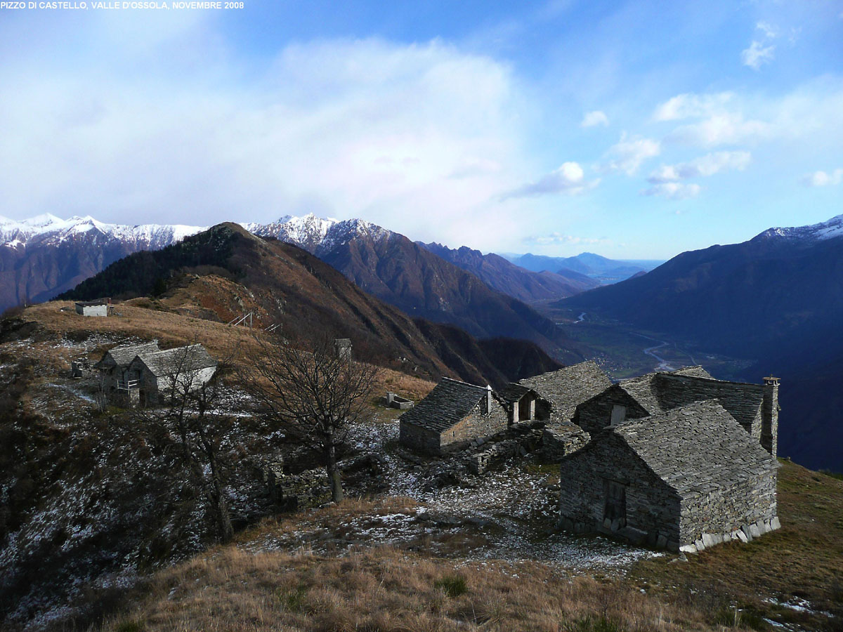 Pizzo Castello : En boucle depuis Piedimulera par l'Alpe della Colma ...