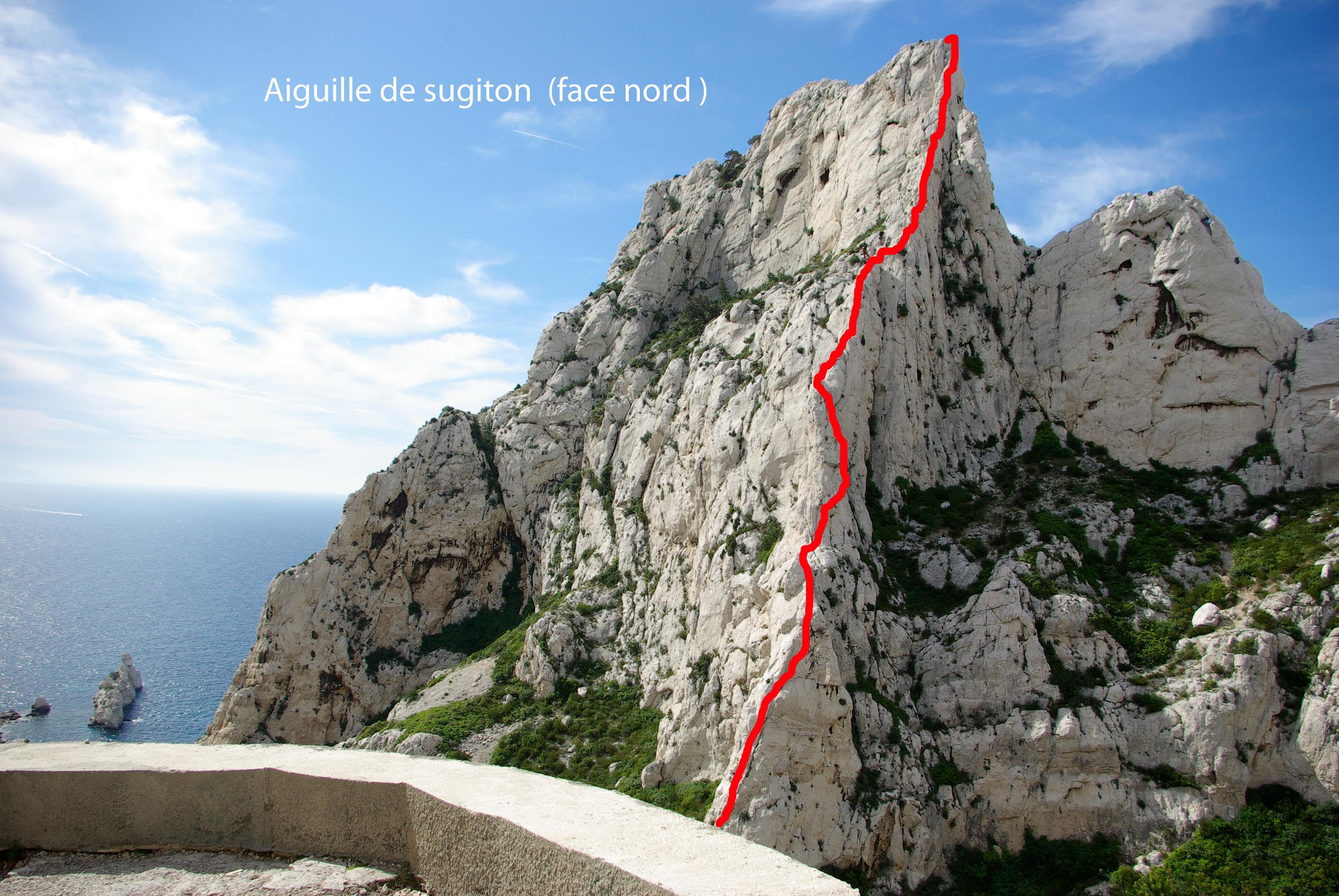 Calanque de Sugiton - Aiguille de Sugiton : Arête du Vallon ...