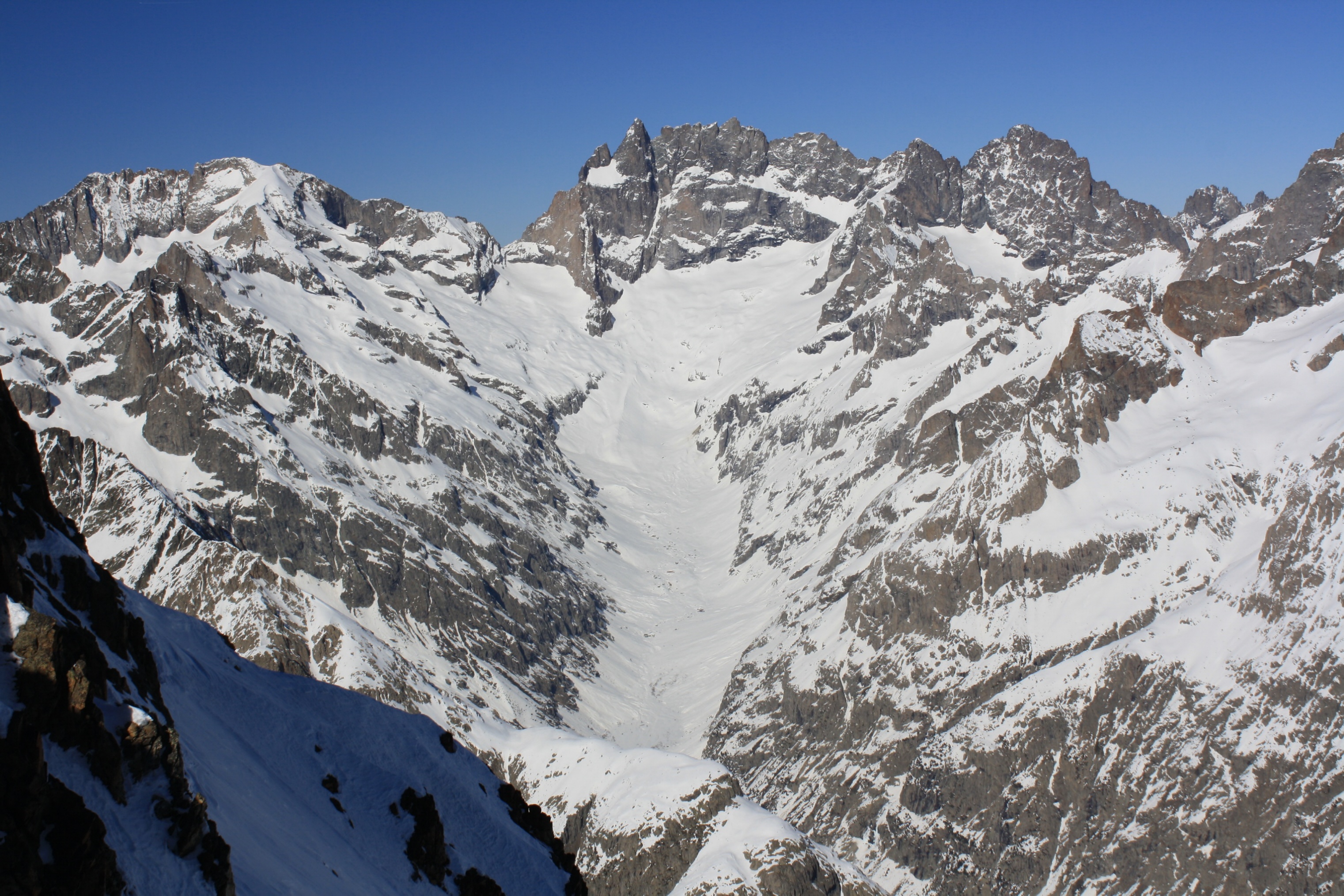 Brèche de la Meije : Versant S, par le vallon des Étançons - Camptocamp.org