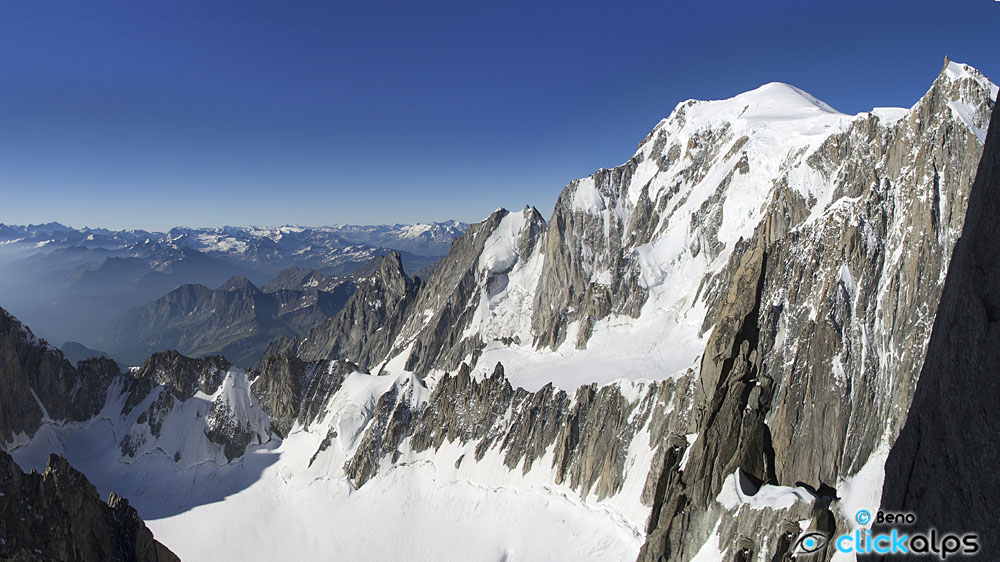 Mont Blanc de Courmayeur : Arête de Peuterey par le col de Peuterey ...
