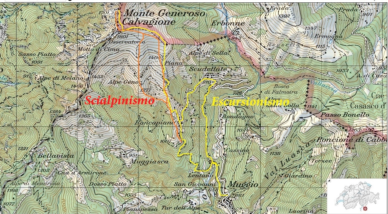 Monte Generoso : Da Muggio - Roncapiano, per la cresta SE con giro ad ...