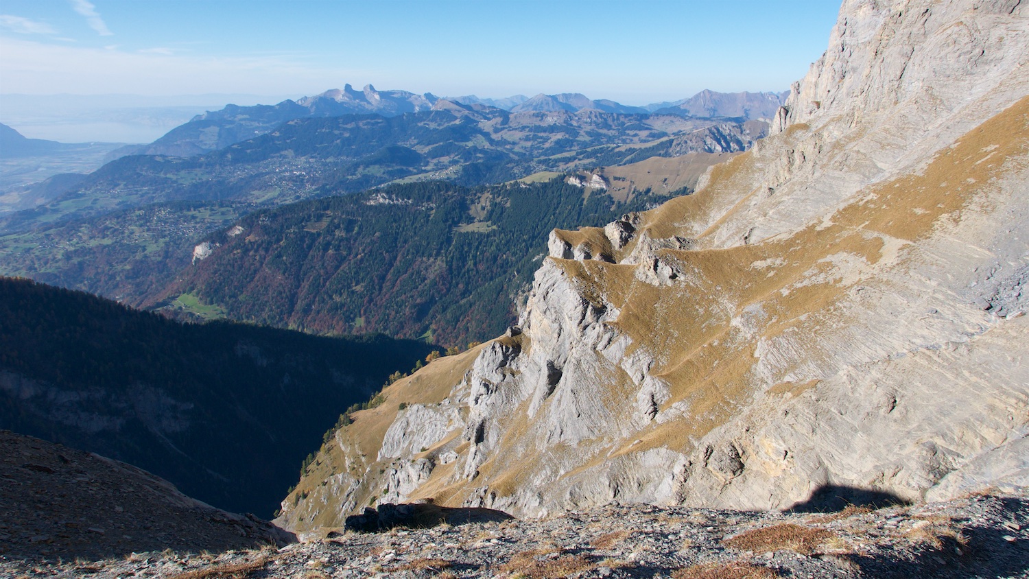Frête de Saille : Versant W depuis Pont de Nant - Camptocamp.org