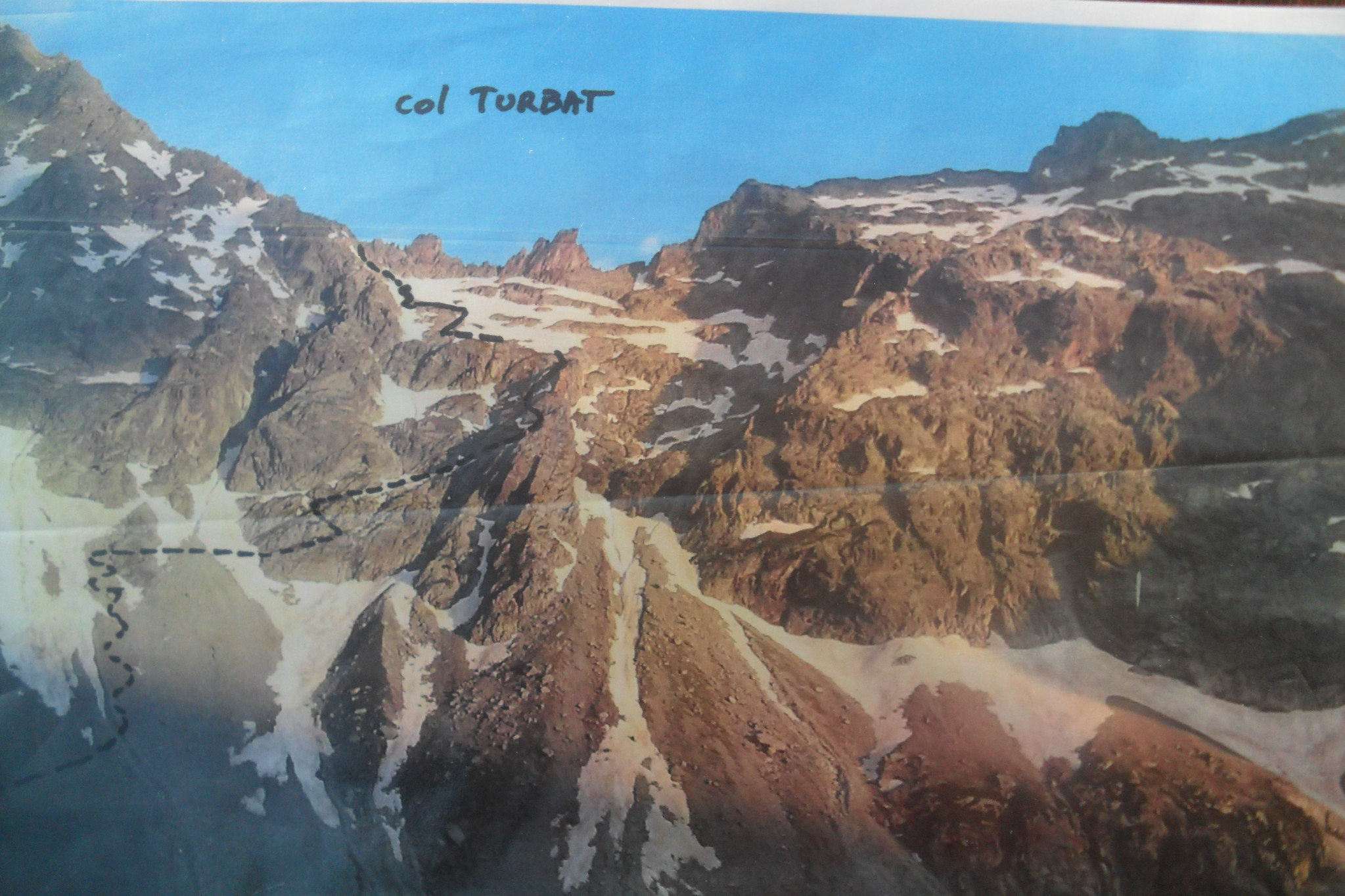 Pic Turbat : Versant N du Col Turbat puis versant E (voie normale ...