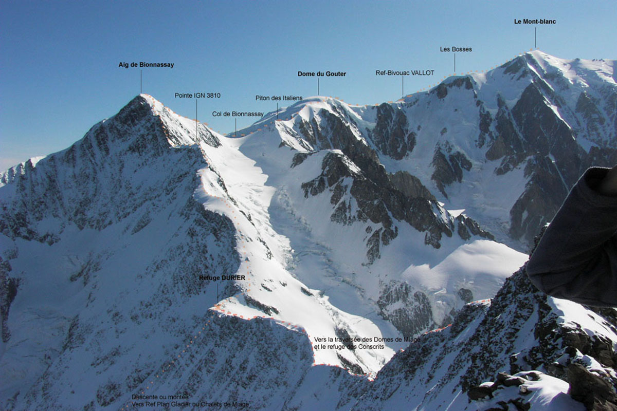 Traversée Aiguille de Bionnassay >> Dôme du Goûter - Camptocamp.org