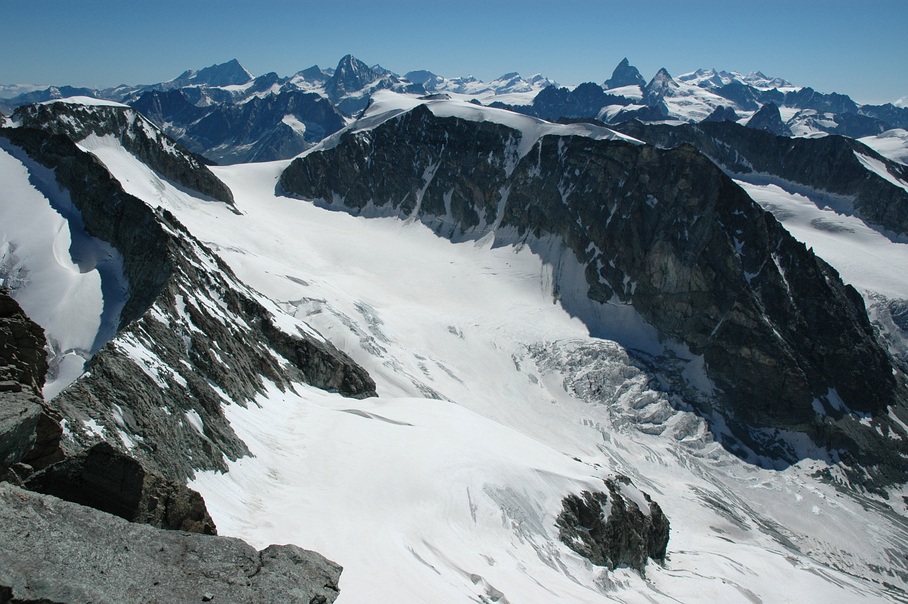 Les Sommets de plus de 4000 mètres des Alpes